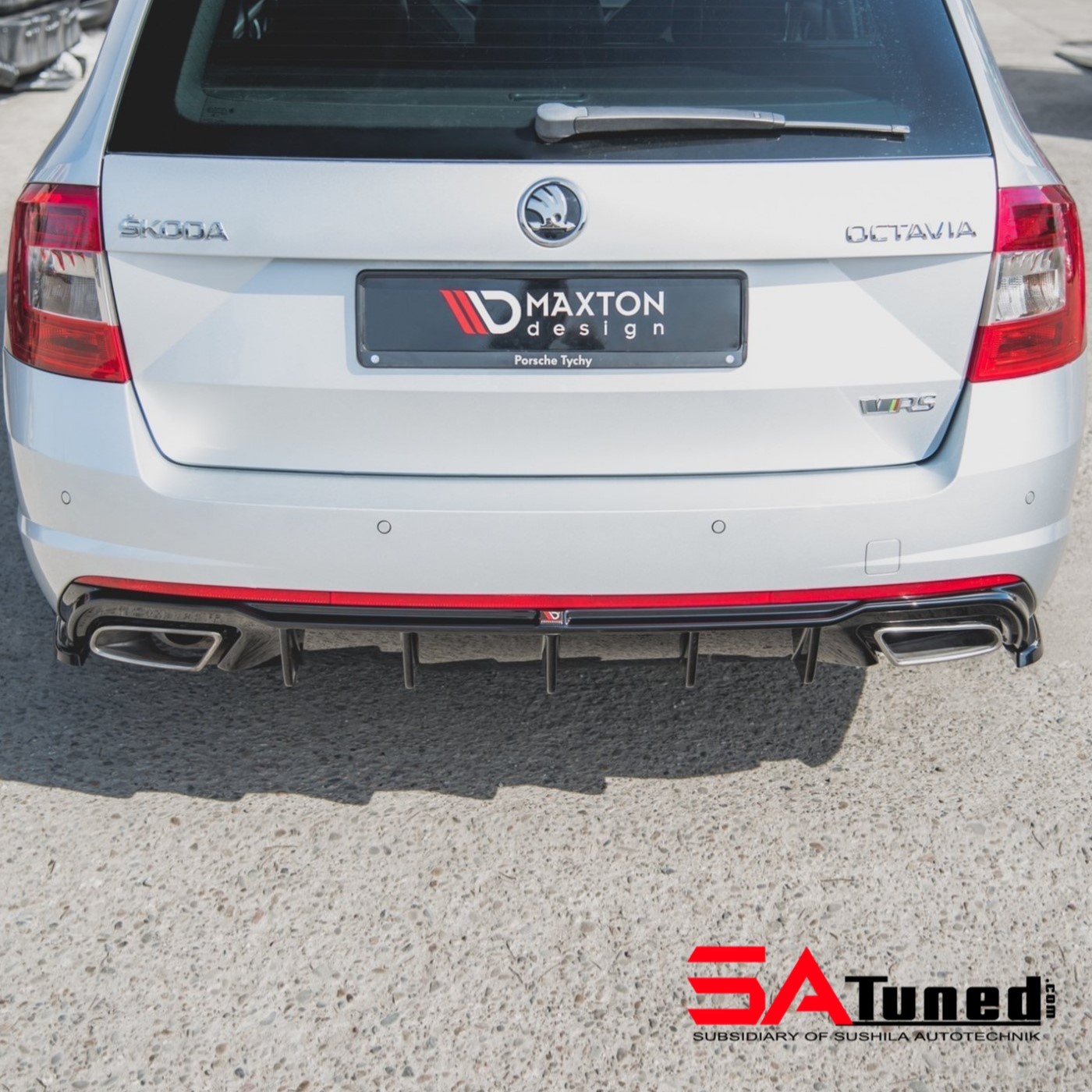 Maxton Design Rear Side Diffusers For Skoda Octavia MK3 VRS - SATuned