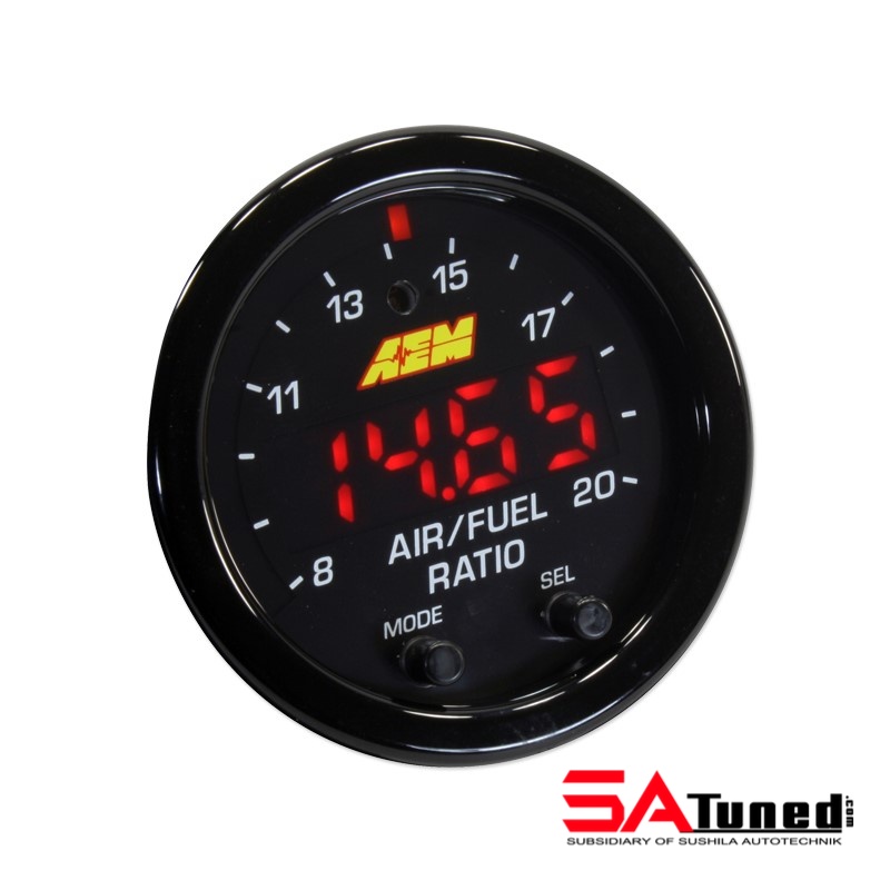 AEM X-Series Wideband UEGO AFR Sensor Controller Gauge - SATuned