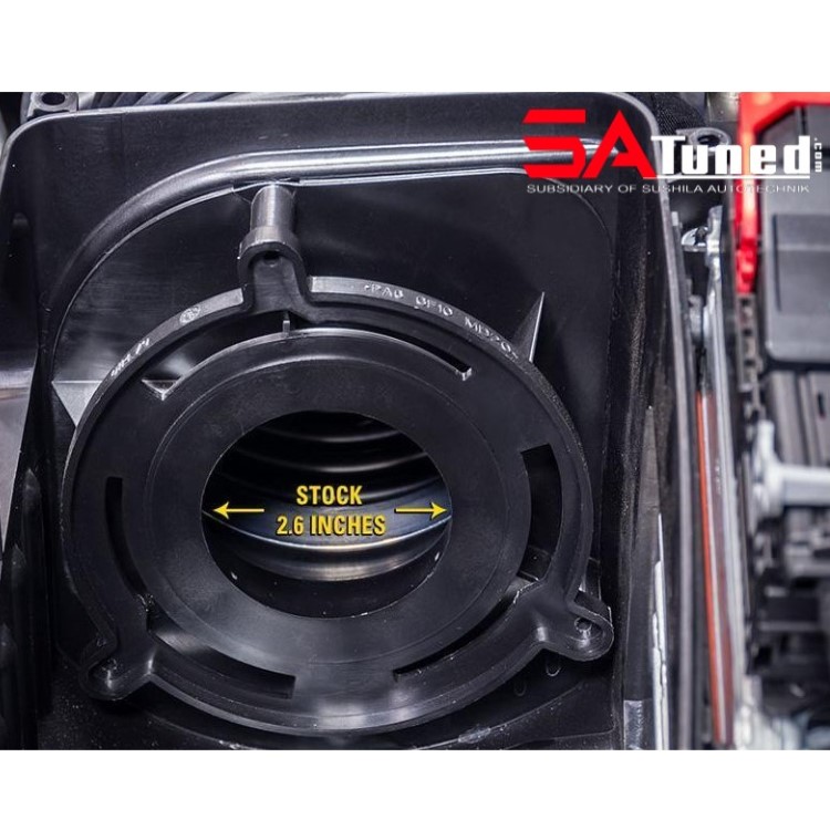 AMS Alpha Performance Air Filter & CNC Aluminum Adapter For Mercedes ...