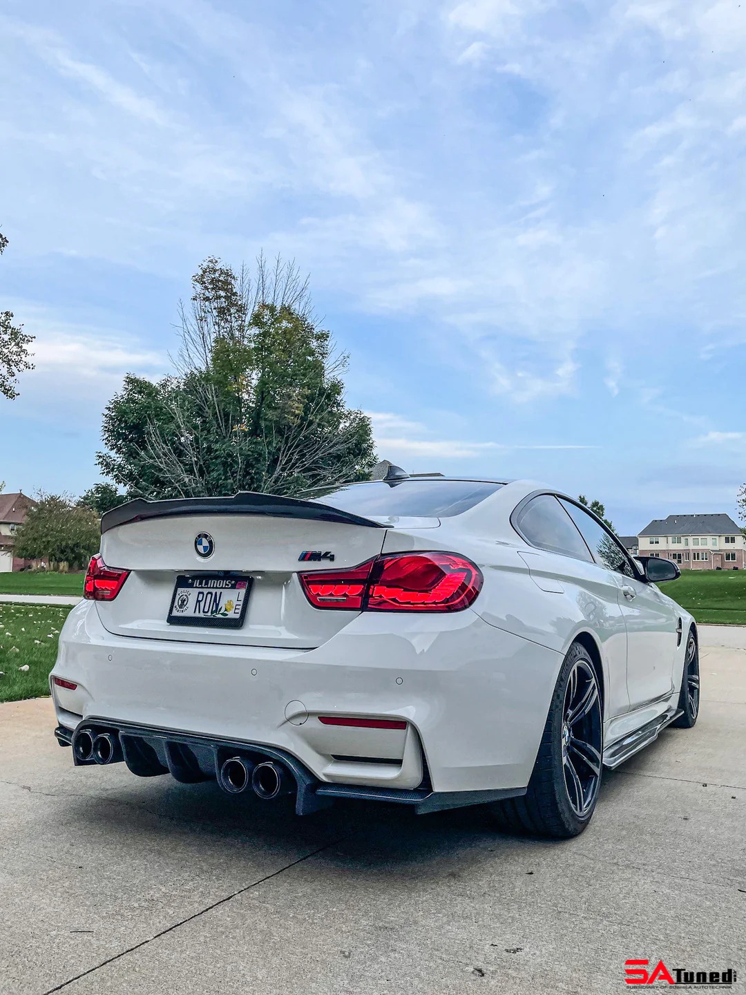SATuned™ Carbon Fiber Spoiler For F82 M4 - SATuned