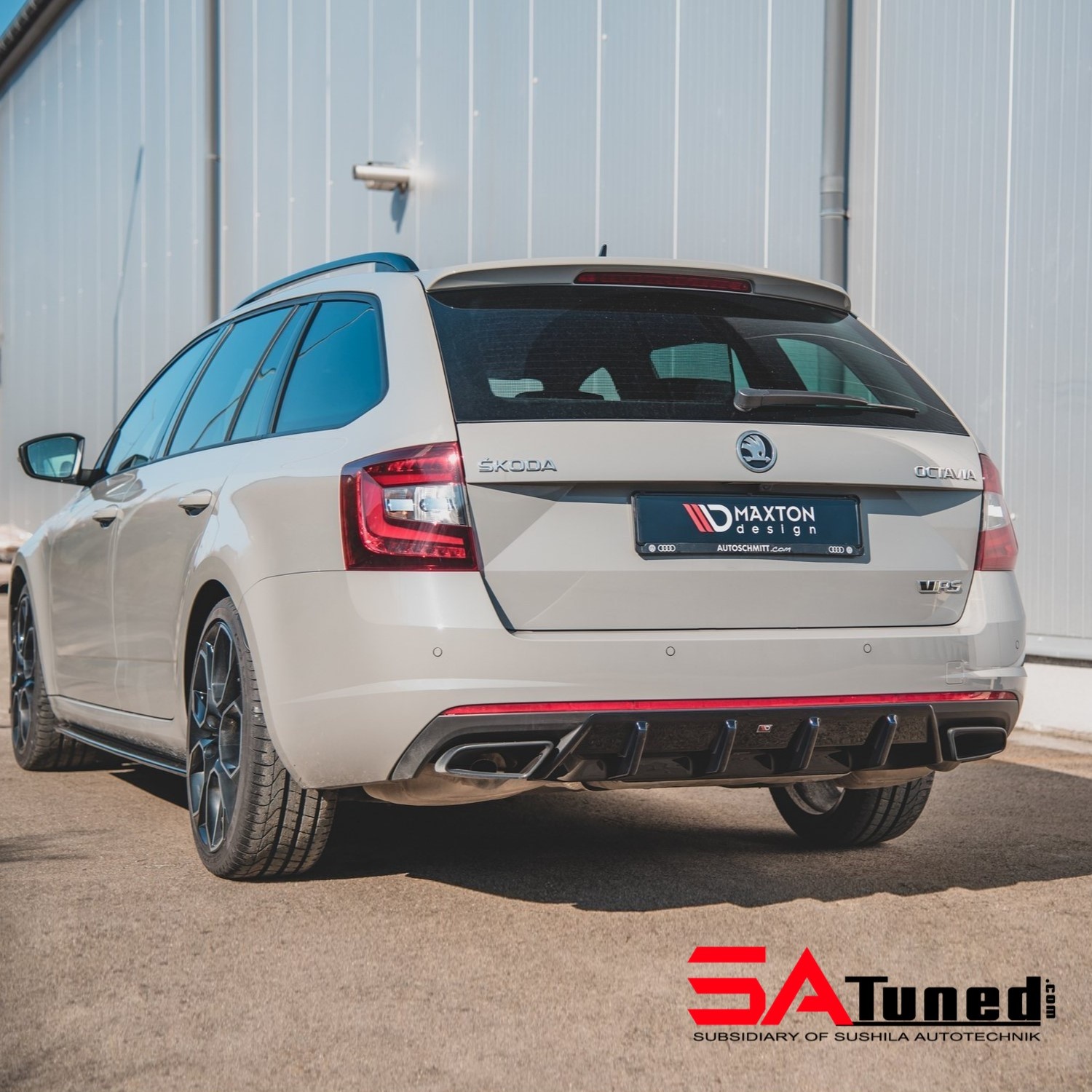 Maxton Design Skoda Octavia MK3 Rear Diffuser - SATuned