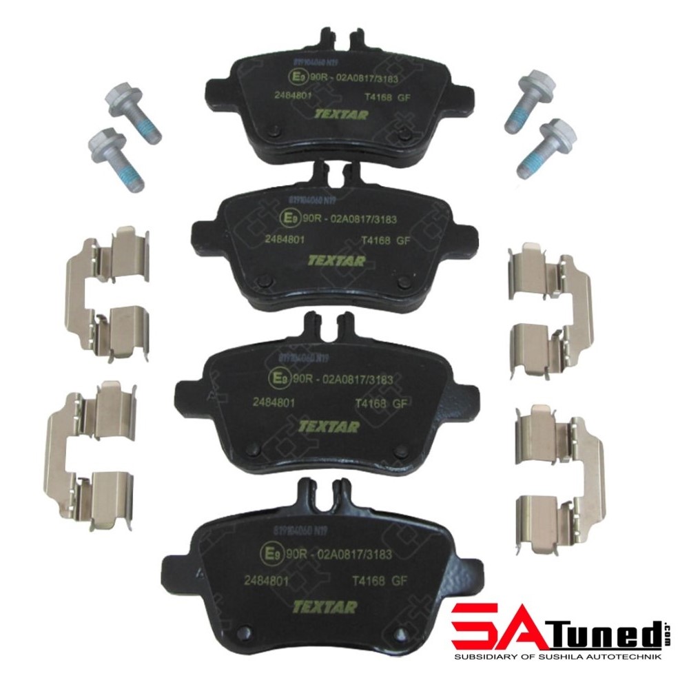 Textar Rear Brake Pads For Mercedes Benz CLA/GLA/SLK - SATuned