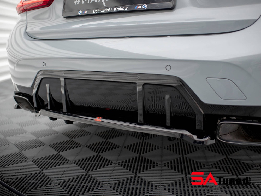 Maxton Design Central Rear Splitter for BMW G20 M340I LCI - SATuned