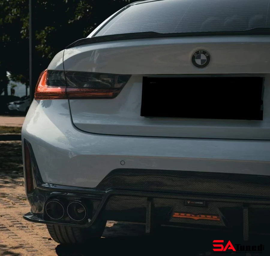 SATuned™ Carbon Fiber Rear Diffuser for BMW 3 Series G20 M340i 2023-ON ...
