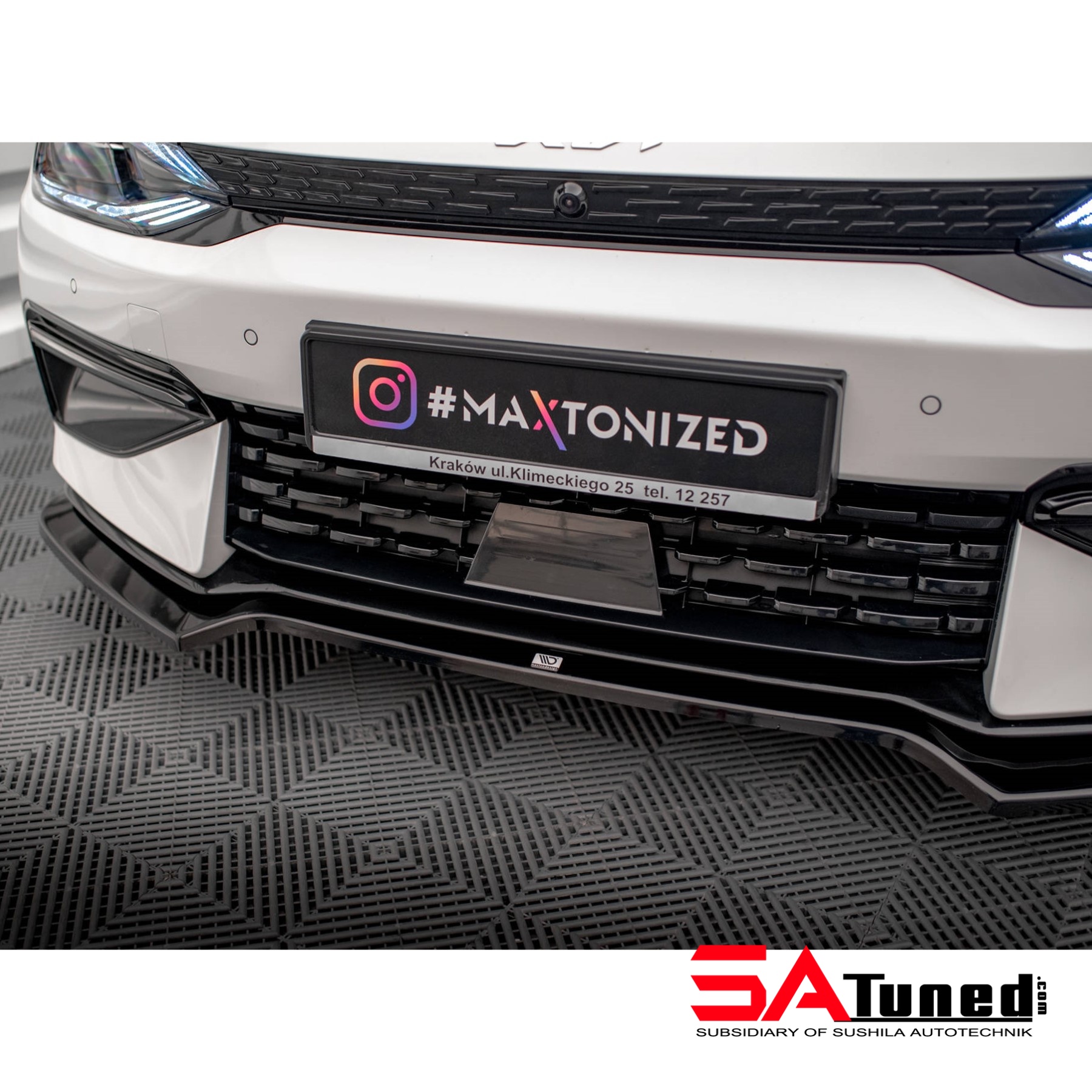 Maxton Design Front Splitter V.1 for Kia EV6 - SATuned