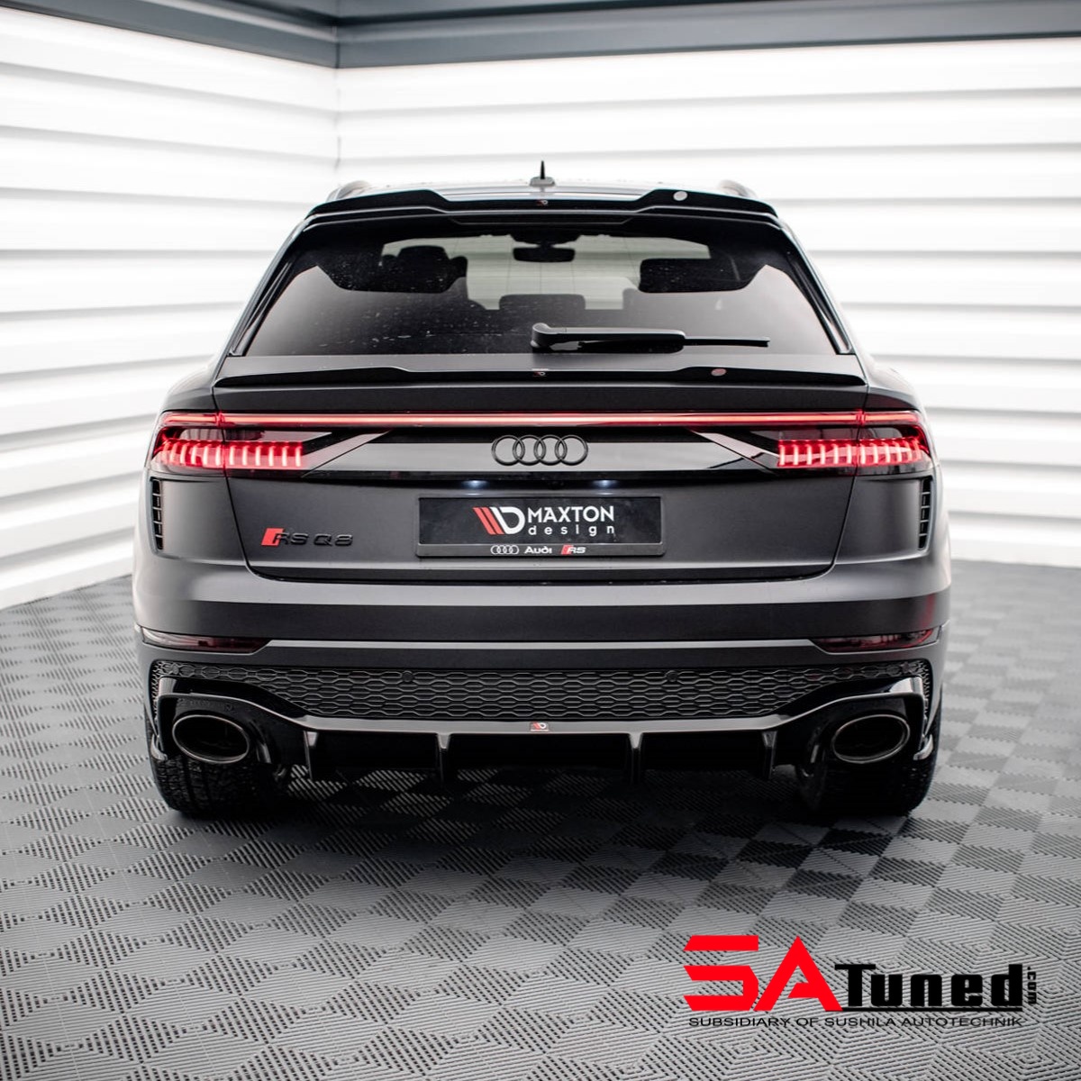 Maxton Design Rear Valance Audi RSQ8 Mk1 - Gloss Black - SATuned