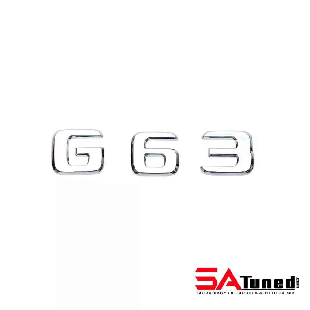 Mercedes W463/W464 "G63" Chrome Emblem - SATuned