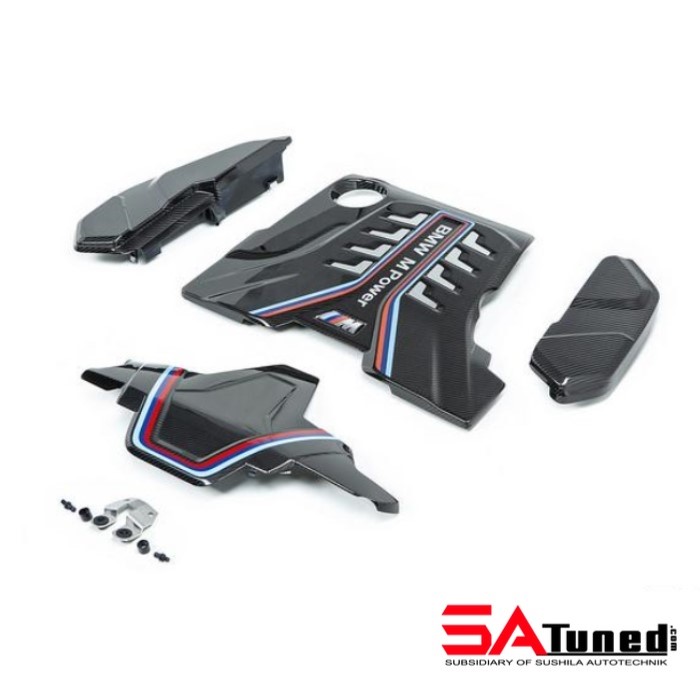Genuine BMW F90 M5 M Performance Carbon Fiber Engine Cover Set 3 Piece ...