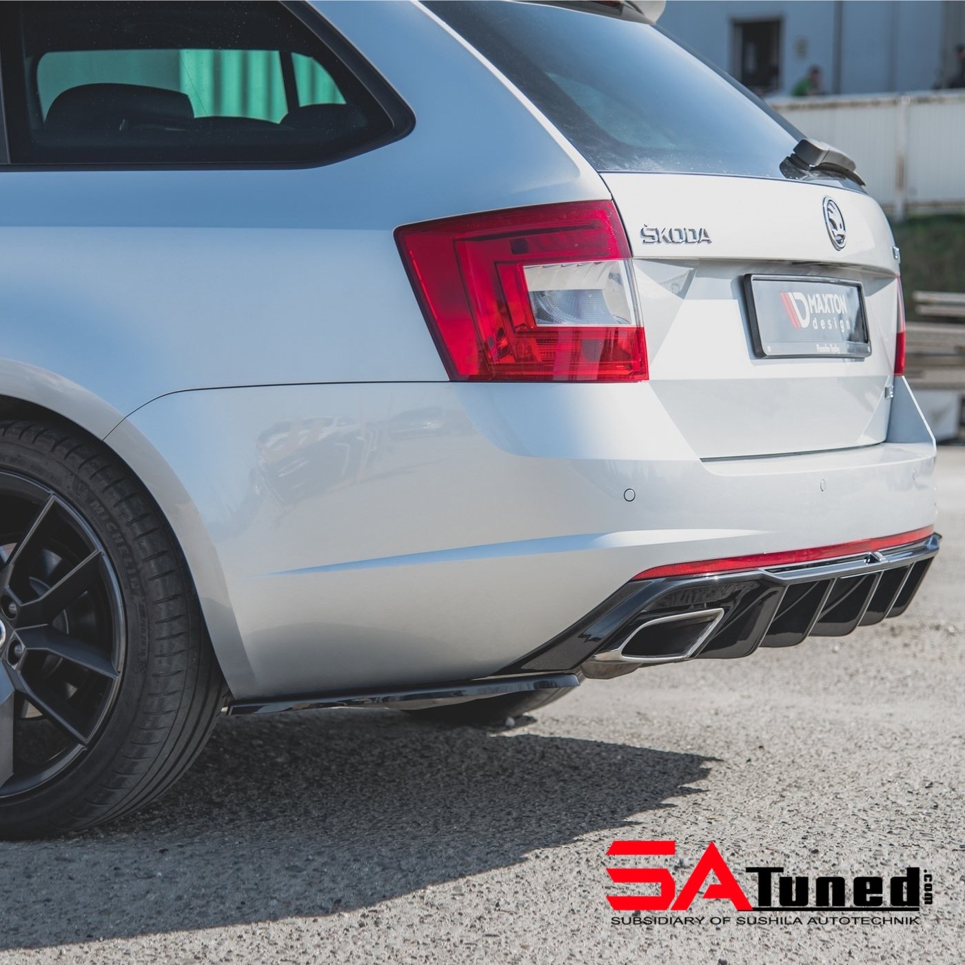 Maxton Design Rear Side Diffusers For Skoda Octavia MK3 VRS - SATuned