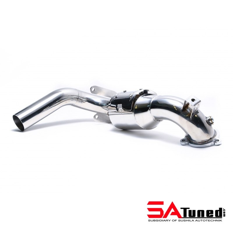 Armytrix High Flow Performance De-catted Downpipe With Cat Simulator ...