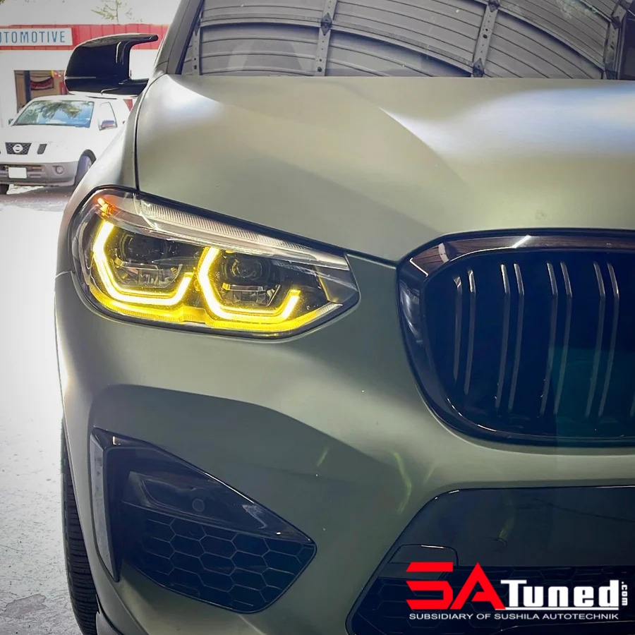 Bayoptiks BMW F97 X3M G01 X3 CSL Series Motorsports Yellow DRL Upgrade ...