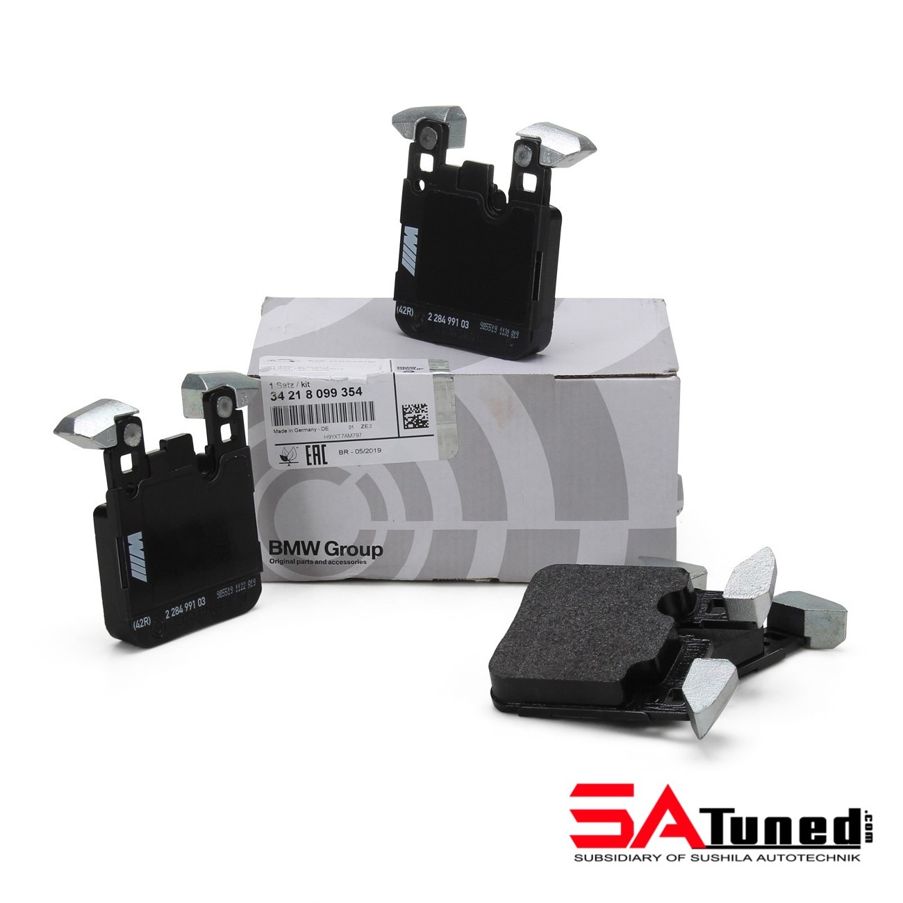 Genuine BMW Rear Brake Set With Brake Sensor For 2/3/4 Series - SATuned