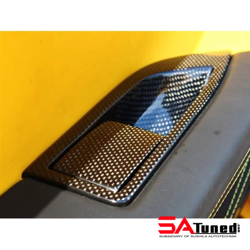 Autotecknic Carbon Fiber Interior Door Handle Set For Ferrari 458 ...