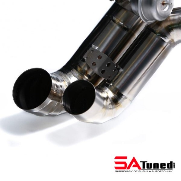 Armytrix (Titanium Series) X Pipe Mufflers + Valvetronic Tail Pipe Section + Wireless Remote ...
