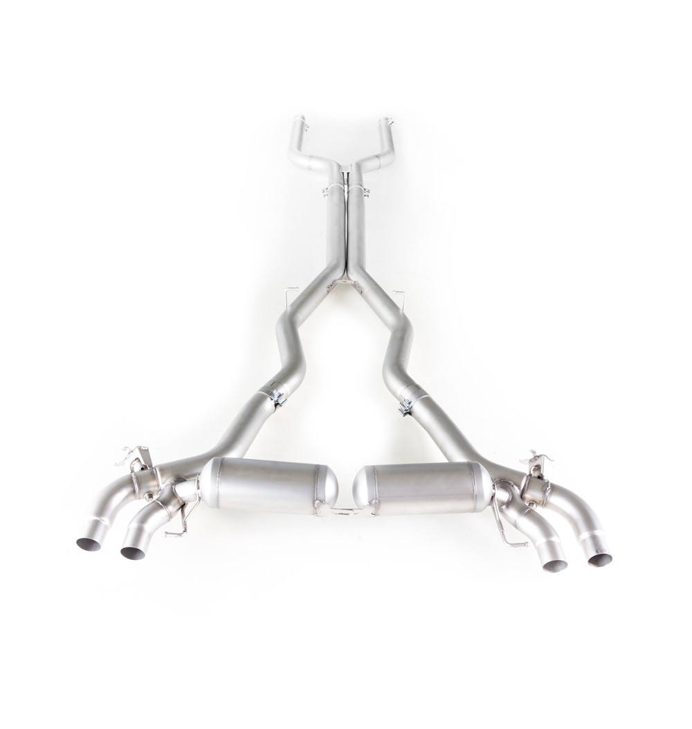 BMW F90 M5 Competition Remus Non-Resonated Cat back System Left/Right ...