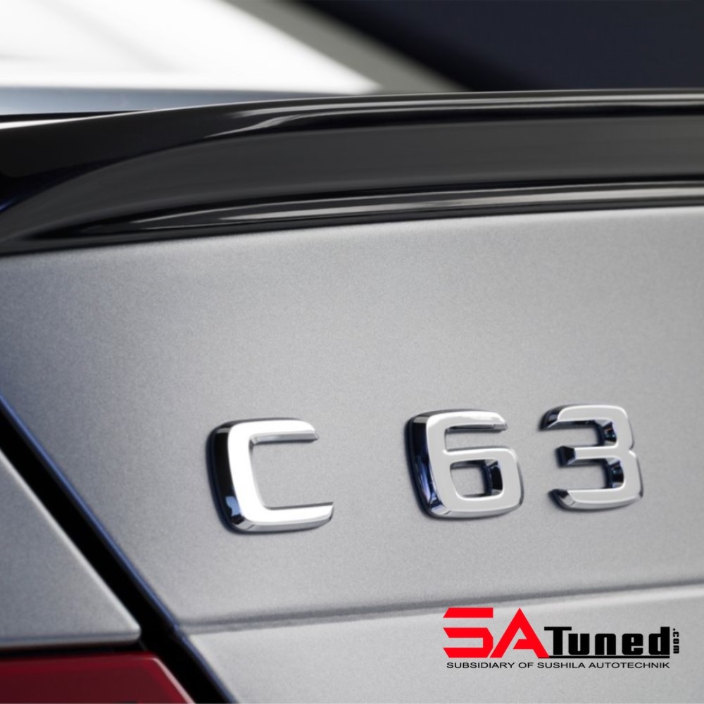 Mercedes "C63" Chrome Emblem - SATuned