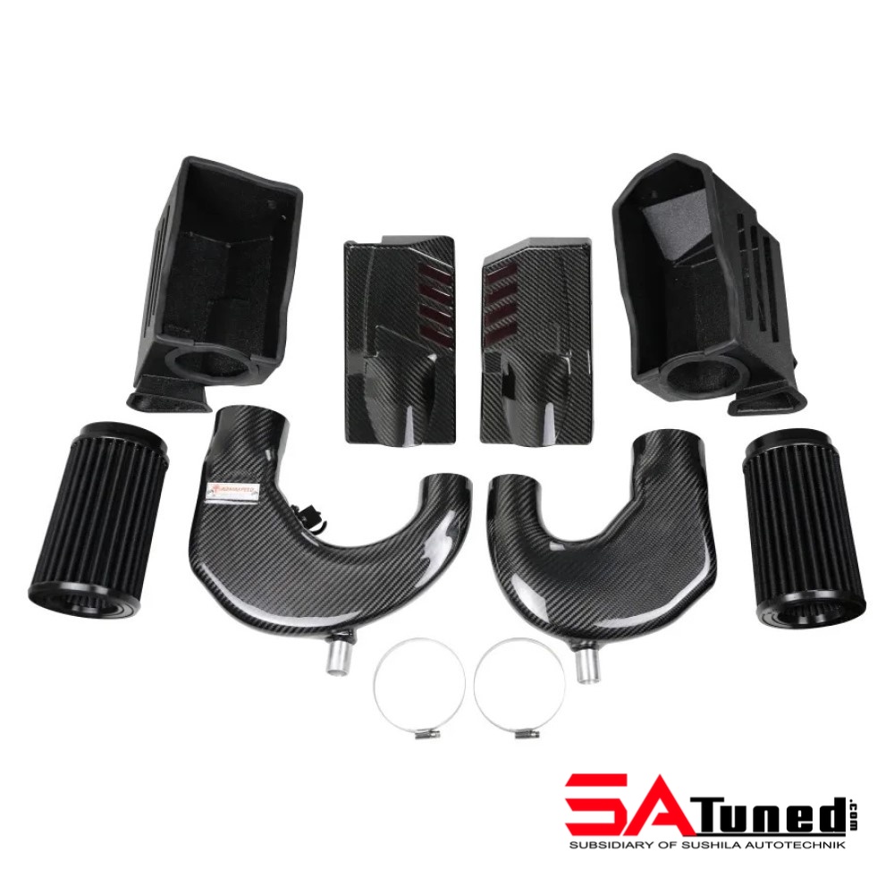 Mercedes Benz W205 C63/ C63s AMG ARMA Speed Cold Black Carbon Intake ...