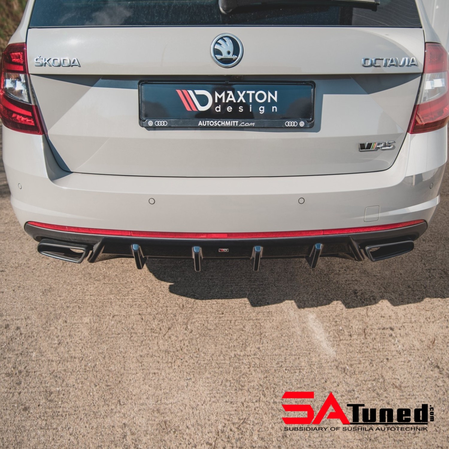 Maxton Design Skoda Octavia MK3 Rear Diffuser - SATuned