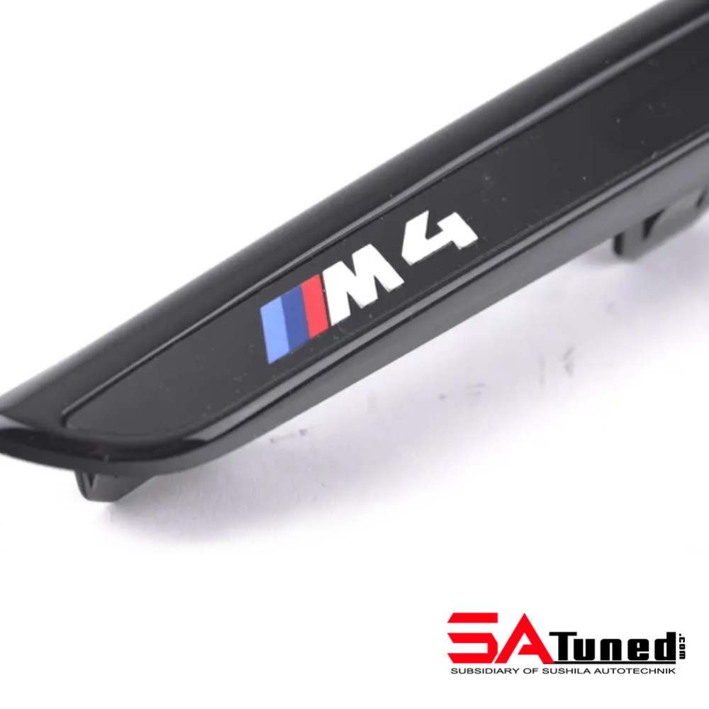 Genuine BMW F82 M4 Fender Trim Ornamental Grille Black High Gloss Side ...