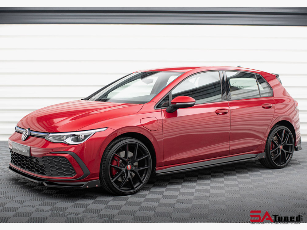 Maxton Design Side Skirts Diffusers V.2 + Flaps Volkswagen Golf GTI ...