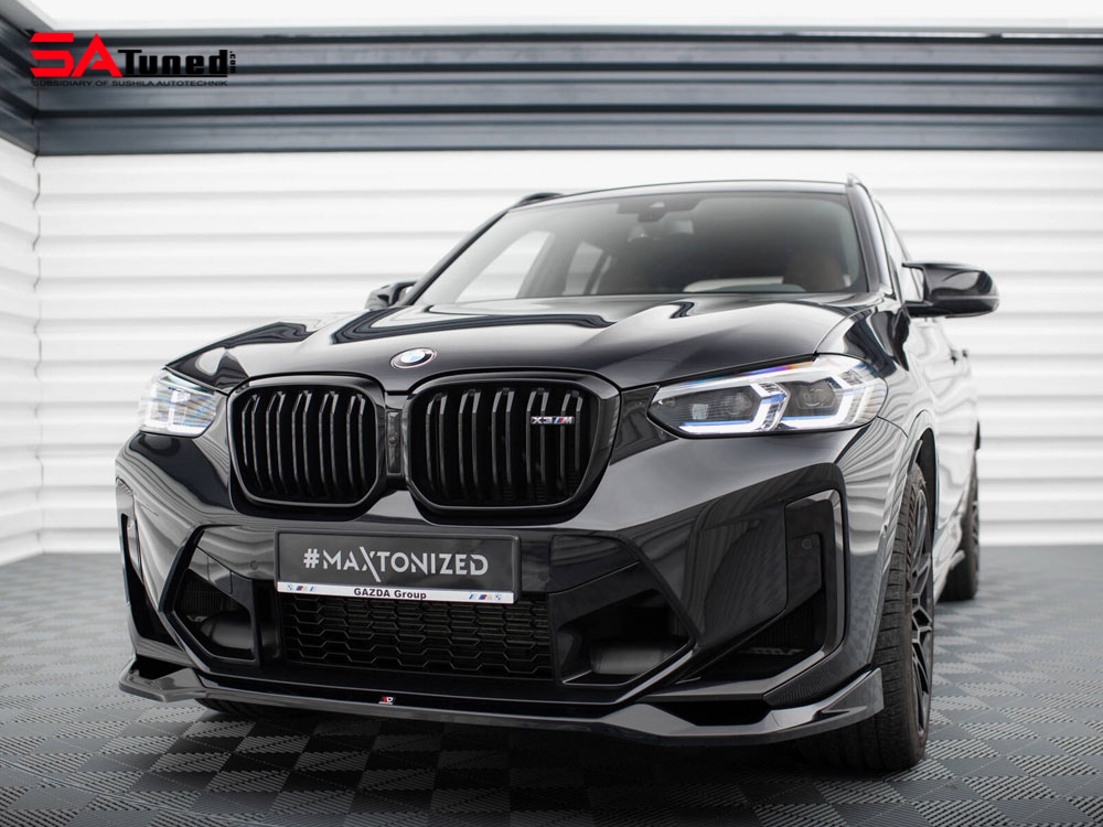 Maxton design Front Splitter V.2 BMW X3 M F97 Facelift - SATuned