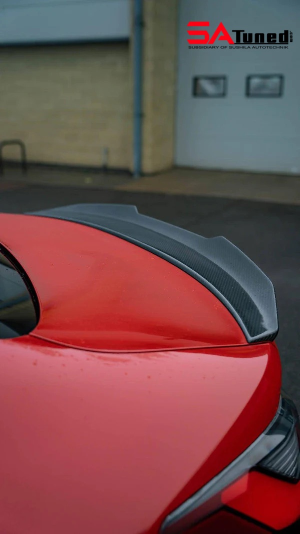 SATuned™ BMW G82 M4 Carbon Fiber Ducktail Rear Spoiler - SATuned