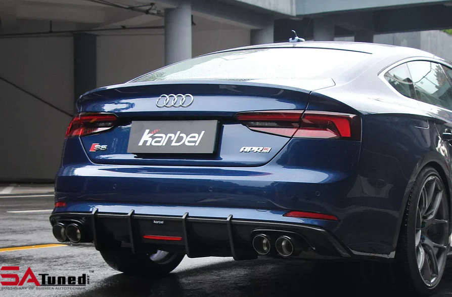 Karbel Carbon Dry Carbon Fiber Rear Diffuser for Audi S5 & A5 S Line ...